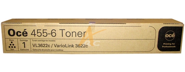 Genuine Oce Black Toner 455-6 for VarioLink 3622c Part Number: 455-6