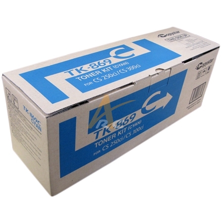 Genuine Copystar TK-869C Cyan Toner Kit for CS 300ci 250ci Part Number ...